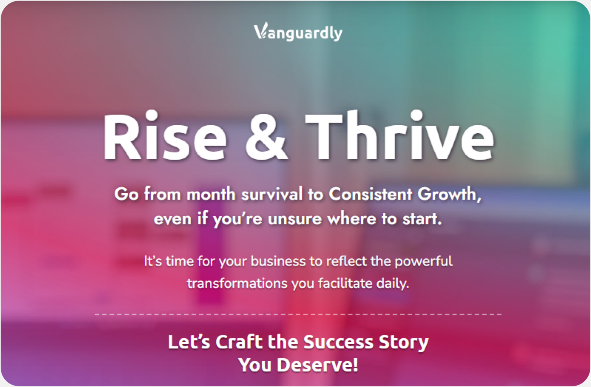Waitlist - Rise & Thrive • Vanguardly